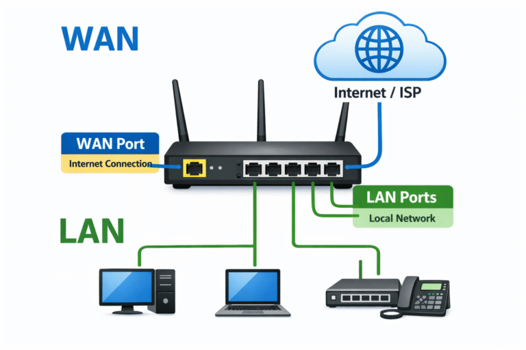 What Is a WAN Port? WAN vs LAN Port Differences Explained