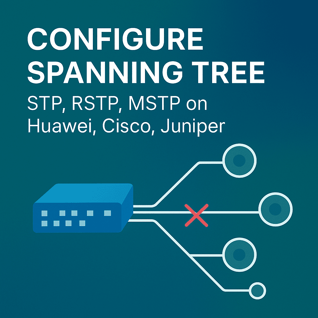 How to Configure Spanning Tree (STP, RSTP, MSTP) | 2025