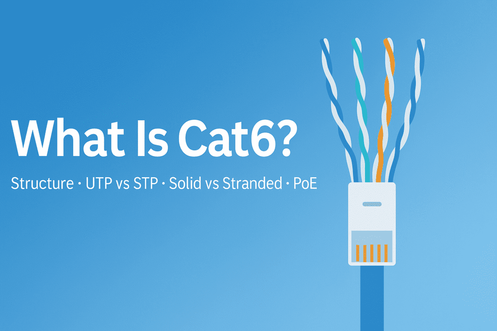 What Is Cat6? Cat6 Ethernet Cable, UTP vs STP, Uses