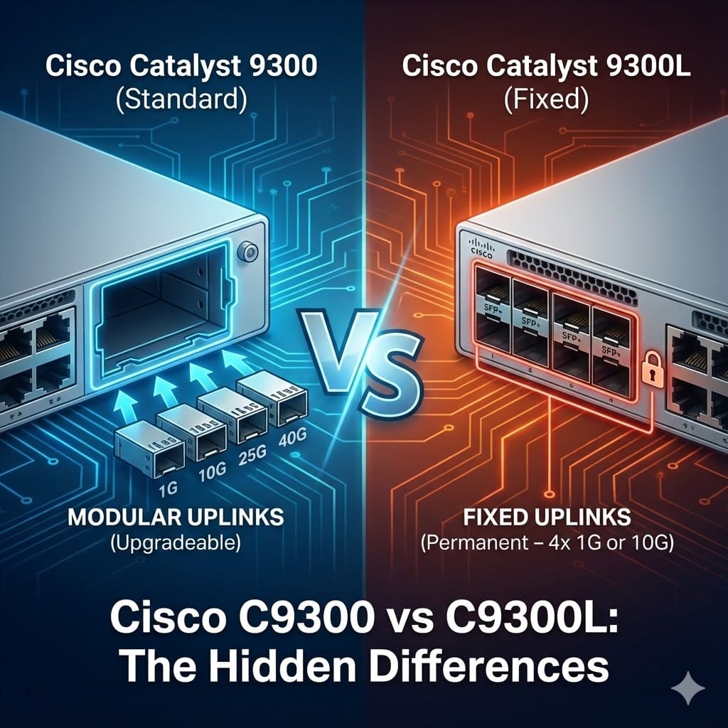 Cisco C9300 vs C9300L: Which Switch Should You Buy?