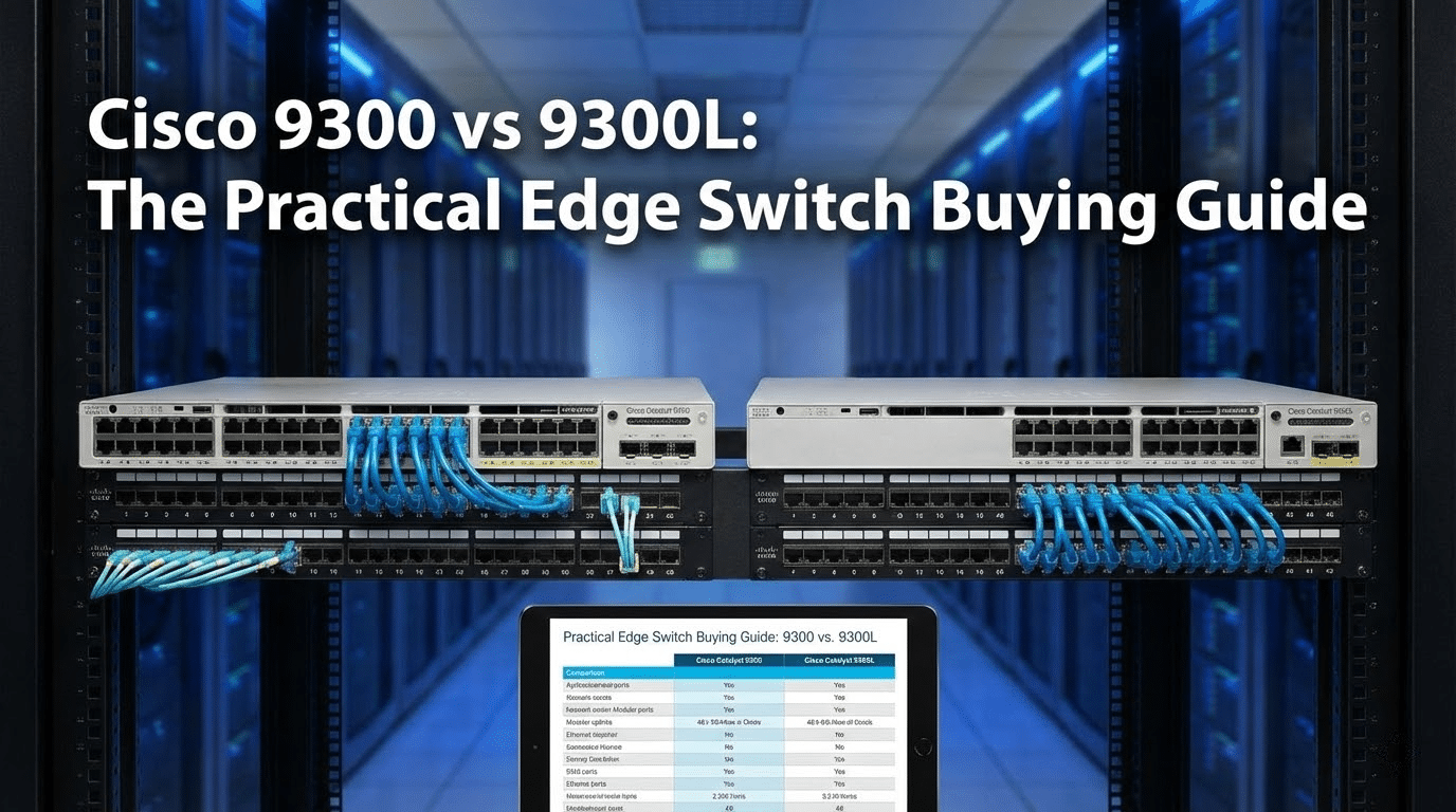 Cisco 9300 vs 9300L: Stop Overpaying for Edge Switches