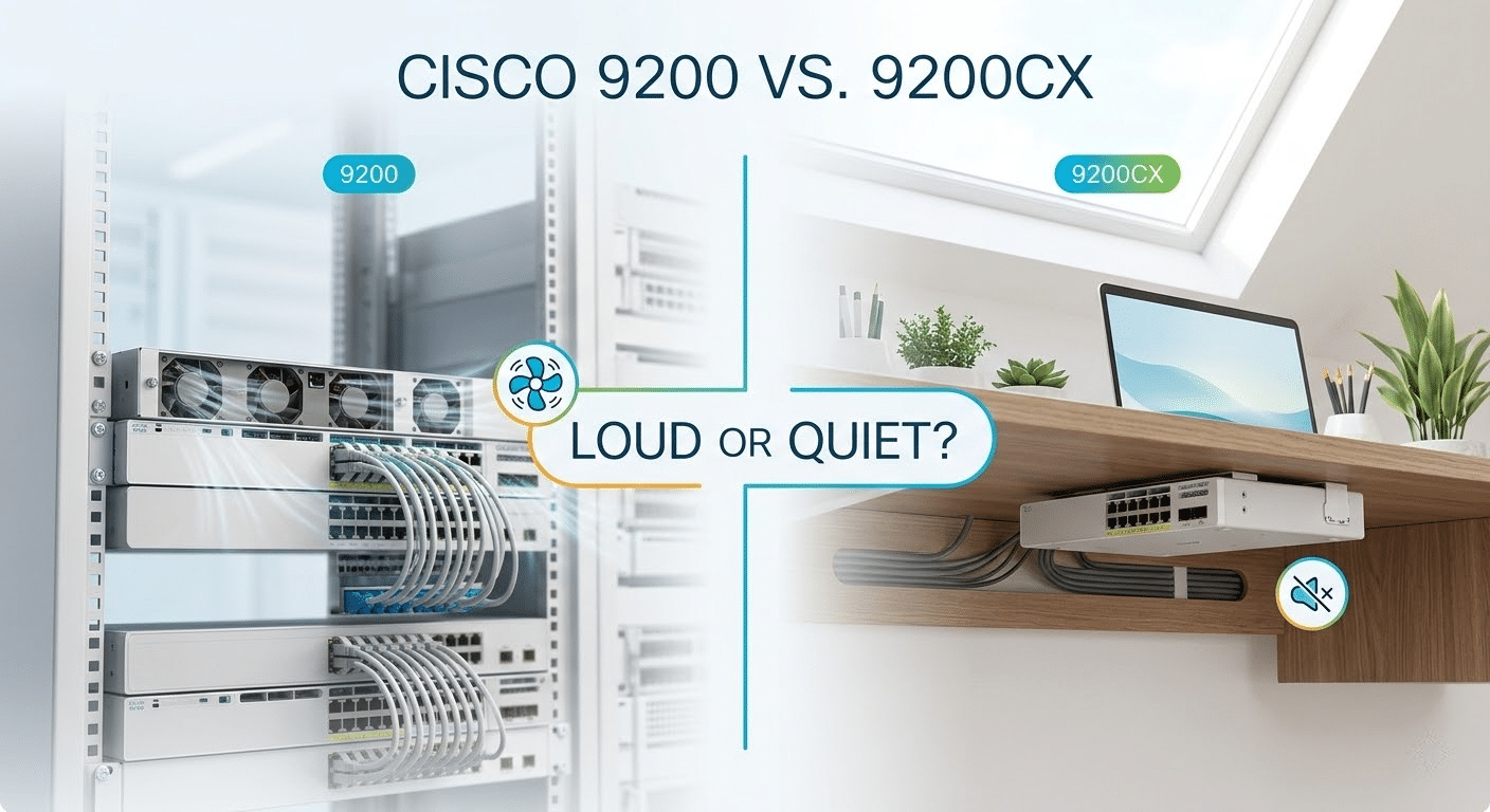Cisco 9200 vs 9200CX: When to Buy Fanless Compact Switches?