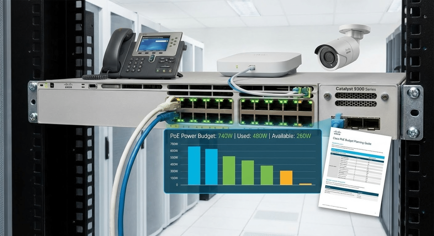 Cisco PoE Budget Planning: How to Size Switch Power