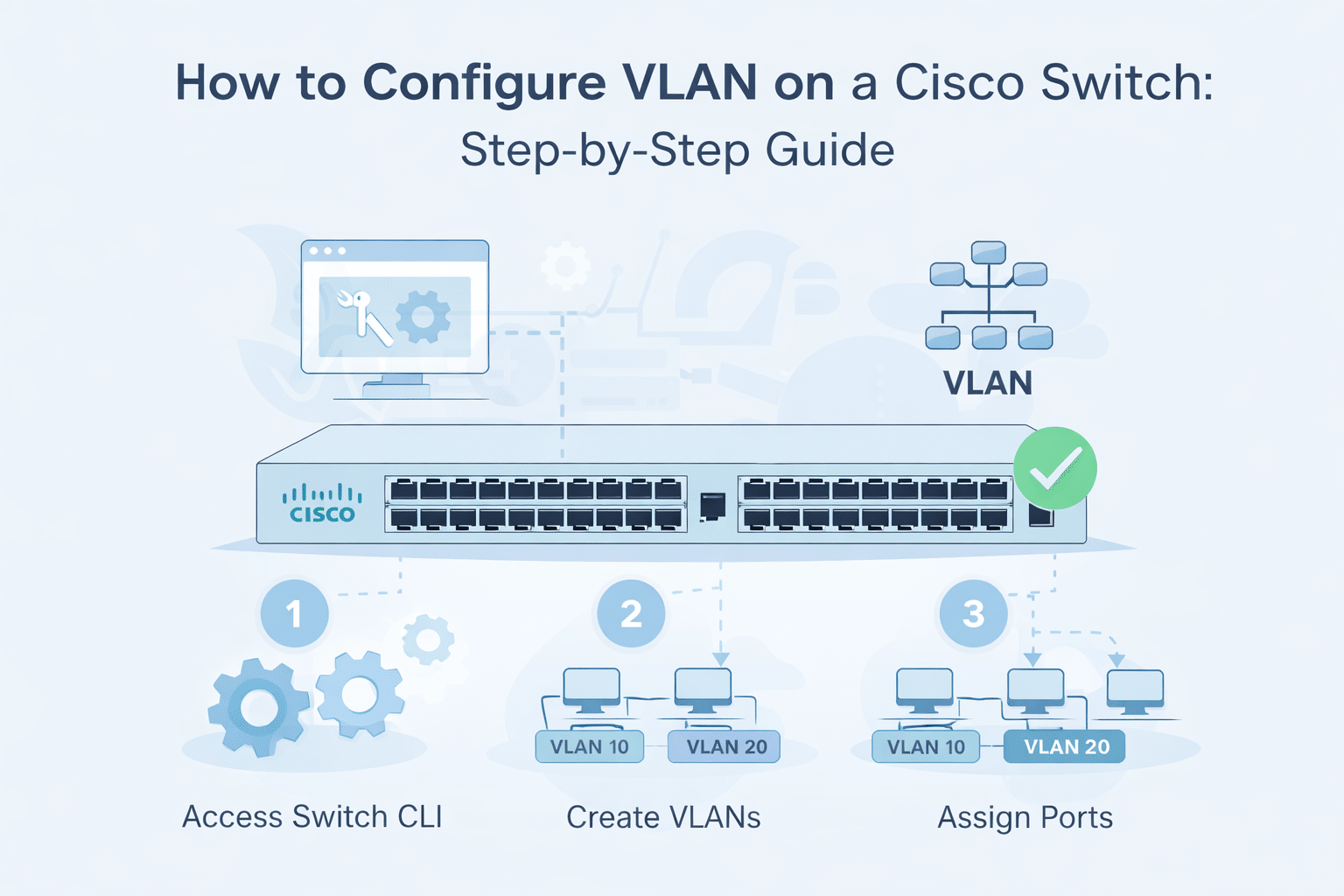 How to Configure VLAN on a Cisco Switch: Step-by-Step Guide