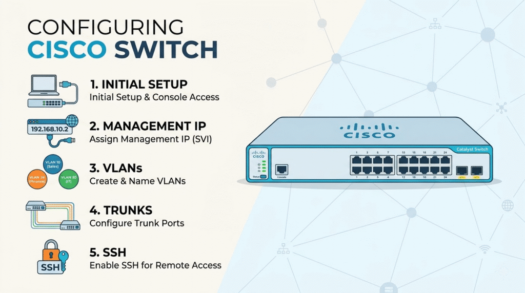 How to Configure a Cisco Switch: Initial Setup Guide