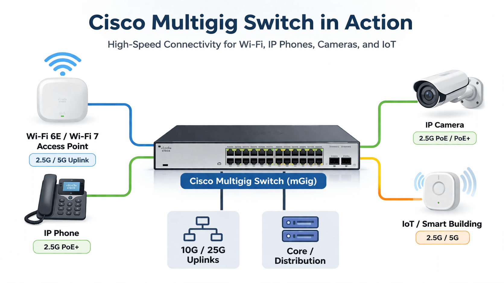 What Is a Cisco Multigigabit Switch? Enterprise Upgrade Guide