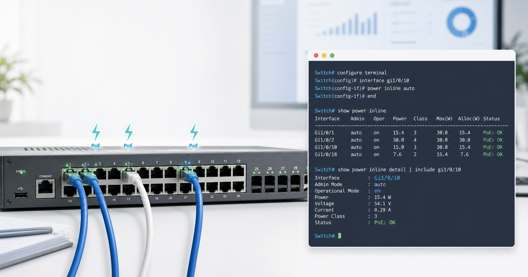How to Enable PoE on Cisco Switch: CLI Commands and Checks